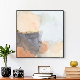 Wechselbild Aquarell Goldene Spitze I