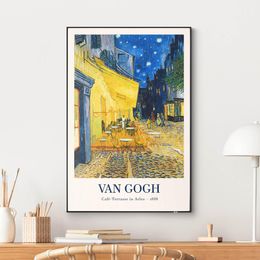 Wechselbild Vincent van Gogh - Caf&eacute;-Terrasse in Arles - Museumsedition