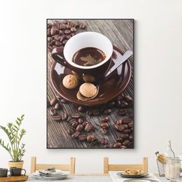 Wechselbild Kaffeetasse mit Kaffeebohnen