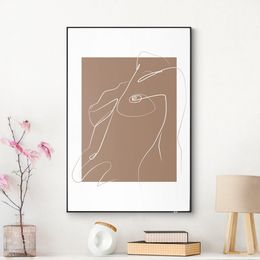 Wechselbild Line Art - Frau Oberk&ouml;rper