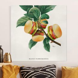 Bilderwelten Leinwandbild Vintage Pflanze - Burger