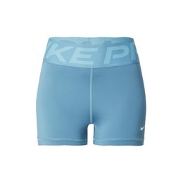 Nike Sportshorts Damen Gr&ouml;&szlig;e L opal / hellblau / wei&szlig;