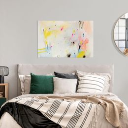 Bilderwelten Leinwandbild Pastell Konfetti Ausbruch