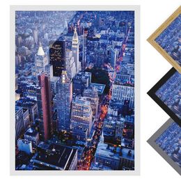 Architektur & Skyline Bild mit Rahmen Big Apple