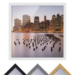 Architektur & Skyline Bild mit Rahmen Blick auf Manhattan Skyline