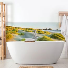 Wandverkleidung Bad D&uuml;nen und Gr&auml;ser am Meer
