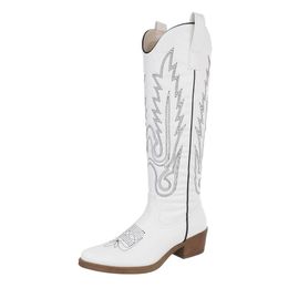 Ital-Design Cowboy Boots female White size 40