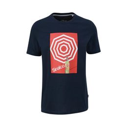 s.Oliver T-Shirt Herren Gr&ouml;&szlig;e M navy / gelb / rot / wei&szlig;