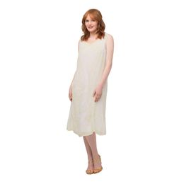 Ulla Popken Kleid Damen Gr&ouml;&szlig;e 58/60 offwhite Winterkleid