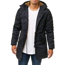 INDICODE JEANS Parka 'Bardsley' Herren Gr&ouml;&szlig;e XXL navy