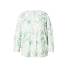 Z-ONE Shirt 'El44a' Damen Gr&ouml;&szlig;e 6XL taupe / jade / hellgr&uuml;n / offwhite