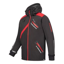 Rock Creek Outdoorjacke Herren Gr&ouml;&szlig;e XL grau / rot / schwarz