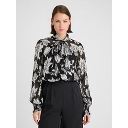 Guido Maria Kretschmer Women Bluse 'Fina' Damen Größe XS schwarz / silber