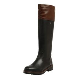 Remonte Stiefel Damen Gr&ouml;&szlig;e 45 braun / schwarz Winterschuhe