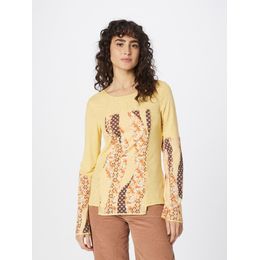 R&eacute;sum&eacute; R&eacute;sum&eacute; Bluse 'OLVARS' Damen Gr&ouml;&szlig;e S braun / gelb / orange / wei&szlig;