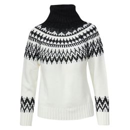 Koroshi Pullover Damen Gr&ouml;&szlig;e L schwarz / offwhite