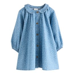 next Kleid M&auml;dchen Gr&ouml;&szlig;e 80 blue denim / wei&szlig;