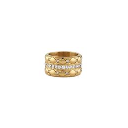 Guess Ring 'Shining Winter' Damen Gr&ouml;&szlig;e 50 gold