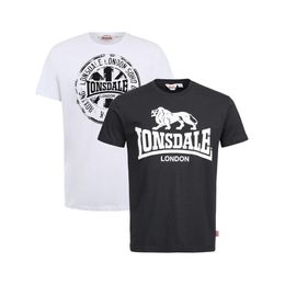 Lonsdale Shirt 'Dildawn' male Black, White size XXXL