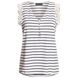Cloud5ive Top Damen Gr&ouml;&szlig;e L navy / wei&szlig;