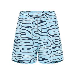 Mustang Shorts Herren Gr&ouml;&szlig;e 31/32 hellblau / dunkelblau / wei&szlig;