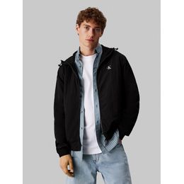 Calvin Klein Jeans Windbreaker Herren Gr&ouml;&szlig;e XXS schwarz / wei&szlig;