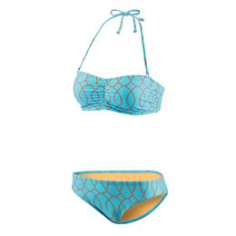 BECO the world of aquasports Bikini 'Aqua Pearl' Damen Gr&ouml;&szlig;e XL hellblau / rot