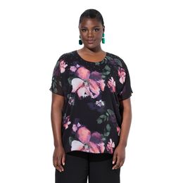 Ulla Popken Bluse Damen Gr&ouml;&szlig;e 9XL/10XL mischfarben / schwarz