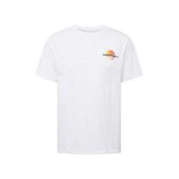 Converse T-Shirt 'Sunset' Herren Größe L azur / rot / schwarz / weiß