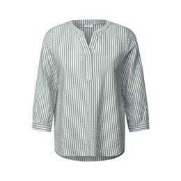 Cecil Bluse Damen Größe XL jade / weiß