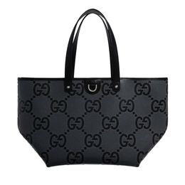 Gucci Shopper - Jumbo GG Medium - Gr. unisize - in Schwarz - f&uuml;r Damen