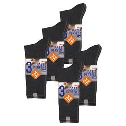 Nur Die Socks ' Passt Perfekt bequeme Alltagssocken ' male Grey size 39-42