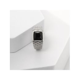 FAVS. FAVS Ring Herren Gr&ouml;&szlig;e 64 schwarz / silber