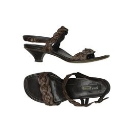Paul Green Sandalen Damen Größe 38.5 Second Hand braun