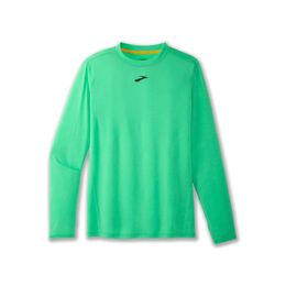 Brooks High Point Long Sleeve Bekleidung Herren gr&uuml;n M