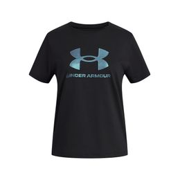 Under Armour Shirt 'Rival Shimmer' girl Black size YXL