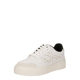 Armani Exchange Sneaker Damen Gr&ouml;&szlig;e 36 creme / cappuccino / gold / offwhite