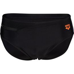 arena Badehose 'Zip' Herren Gr&ouml;&szlig;e XXL orange / schwarz