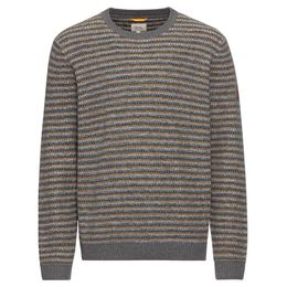 Camel Active Sweater 'Mouline' male Grey size 5XL
