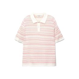 Pull&Bear Pull&bear Poloshirt Herren Gr&ouml;&szlig;e XL rosa / ros&eacute; / wei&szlig;