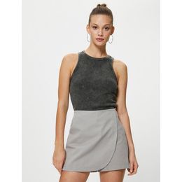 KOTON Hosenrock Damen Größe 36 grau