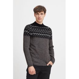 Casual Friday Pullover Herren Gr&ouml;&szlig;e XL schlammfarben / dunkelgrau / wei&szlig;