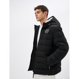 KOTON Jacke Herren Größe L schwarz / offwhite