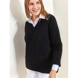 Bianco Lucci Pullover Damen Gr&ouml;&szlig;e XS/XL schwarz