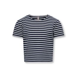ONLY GIRLS Shirt 'KOGNella' girl size 122/128 marine blue / White