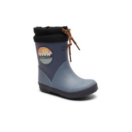 bisgaard Gummistiefel Jungen Größe 24 rauchblau / saphir / grau / orange