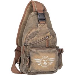 Green Burry Greenburry Backpack 'Vintage Aviator 5890' male Green size One Size