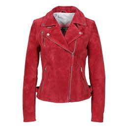 Freaky Nation Jacke 'Biker' Damen Gr&ouml;&szlig;e M burgunder