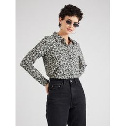 s.Oliver Bluse Damen Größe XS grau / dunkelgrün / weiß