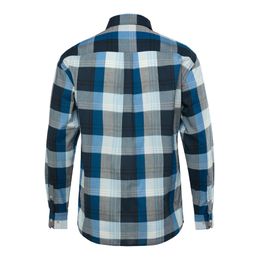 Men Plus Hemd Herren Gr&ouml;&szlig;e XXL navy / hellblau / wei&szlig;